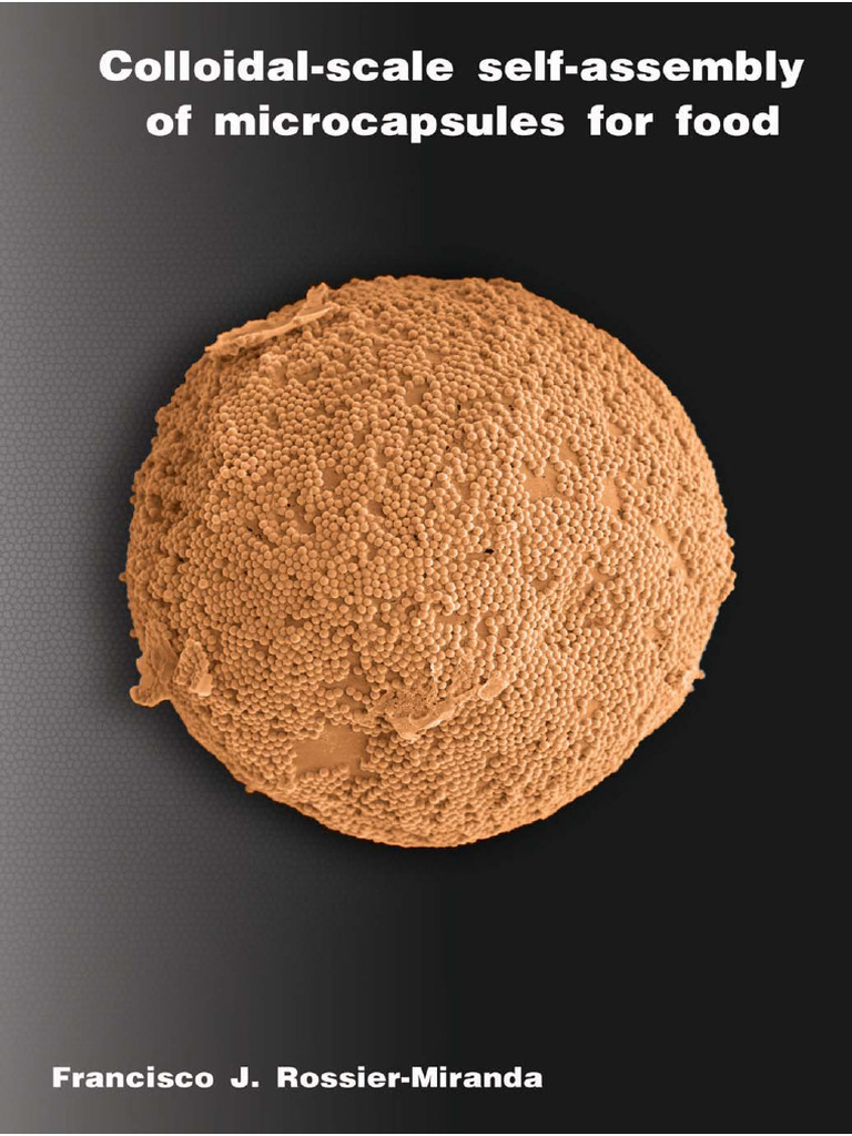 Colloidal-Scale Self-Assembly of Microcapsules For Food | PDF ...
