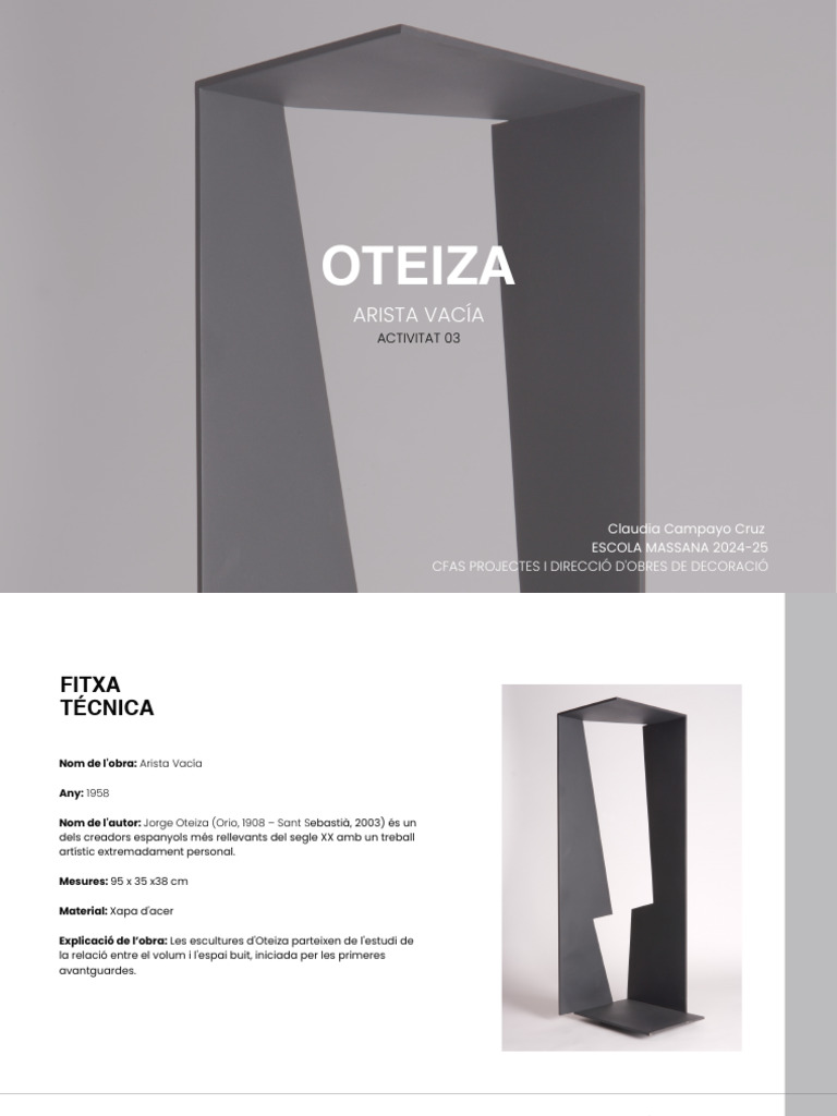 Oteiza | PDF