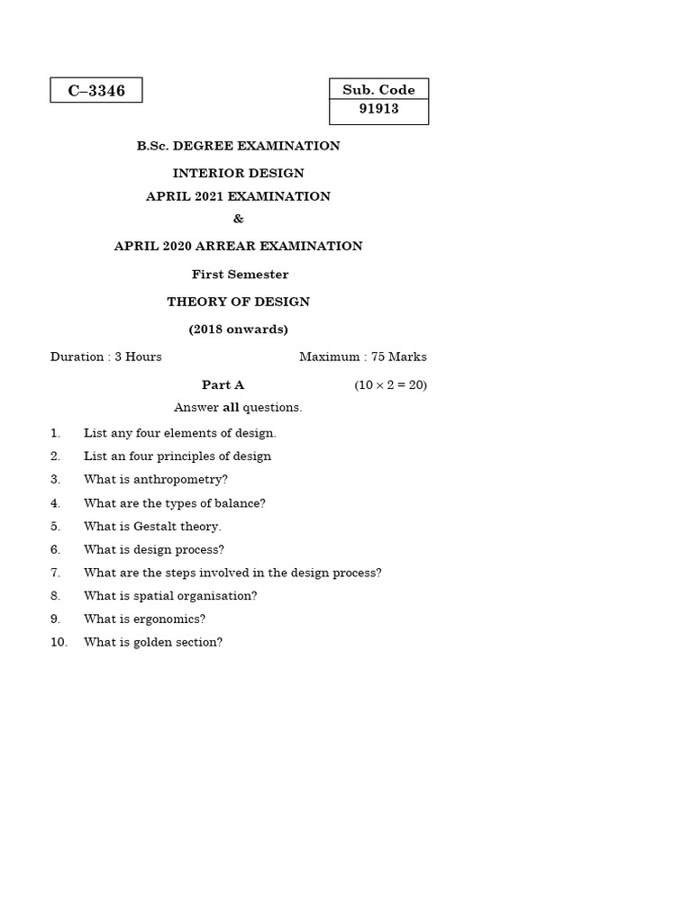 2021 - April - UG - B.Sc. (Interior Design) - B.Sc. (Interior Design ...