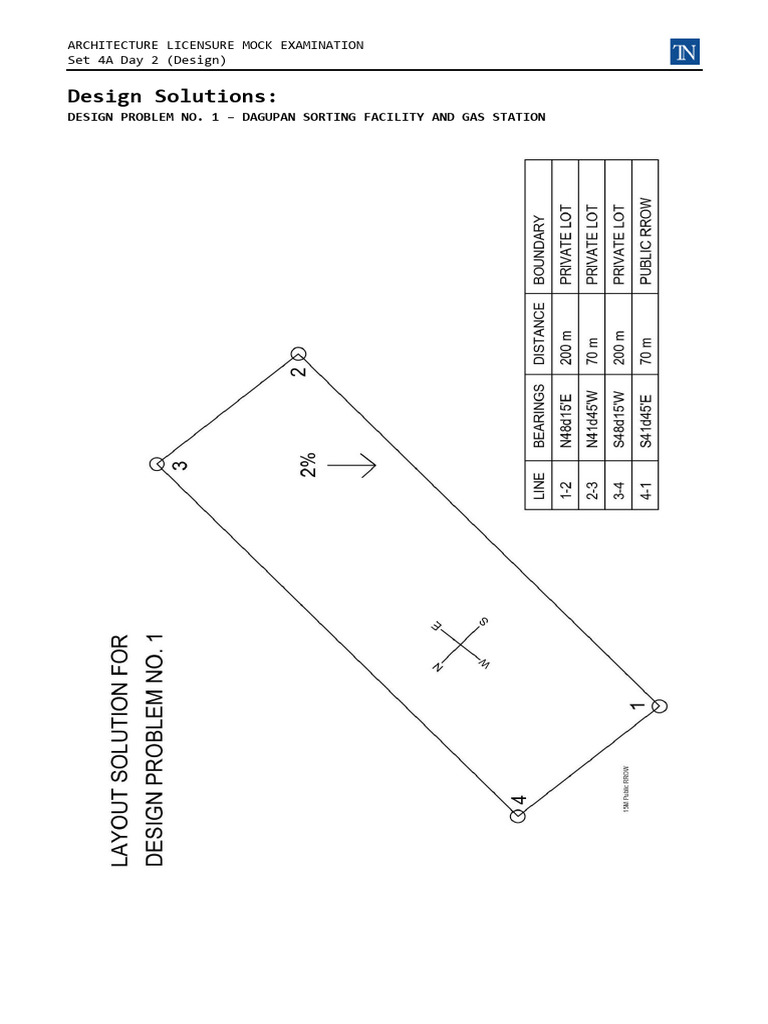 SET 4A DAY2 DESIGN Architecture License Exam 2024 | PDF | Building ...