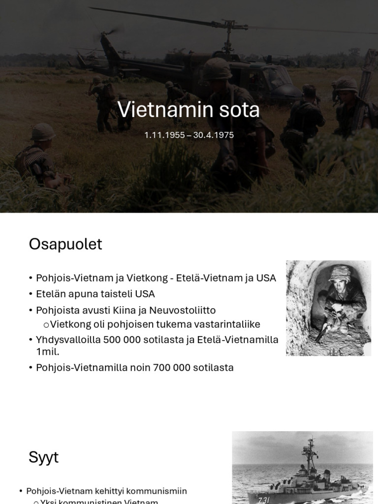 Vietnamin Sota | PDF