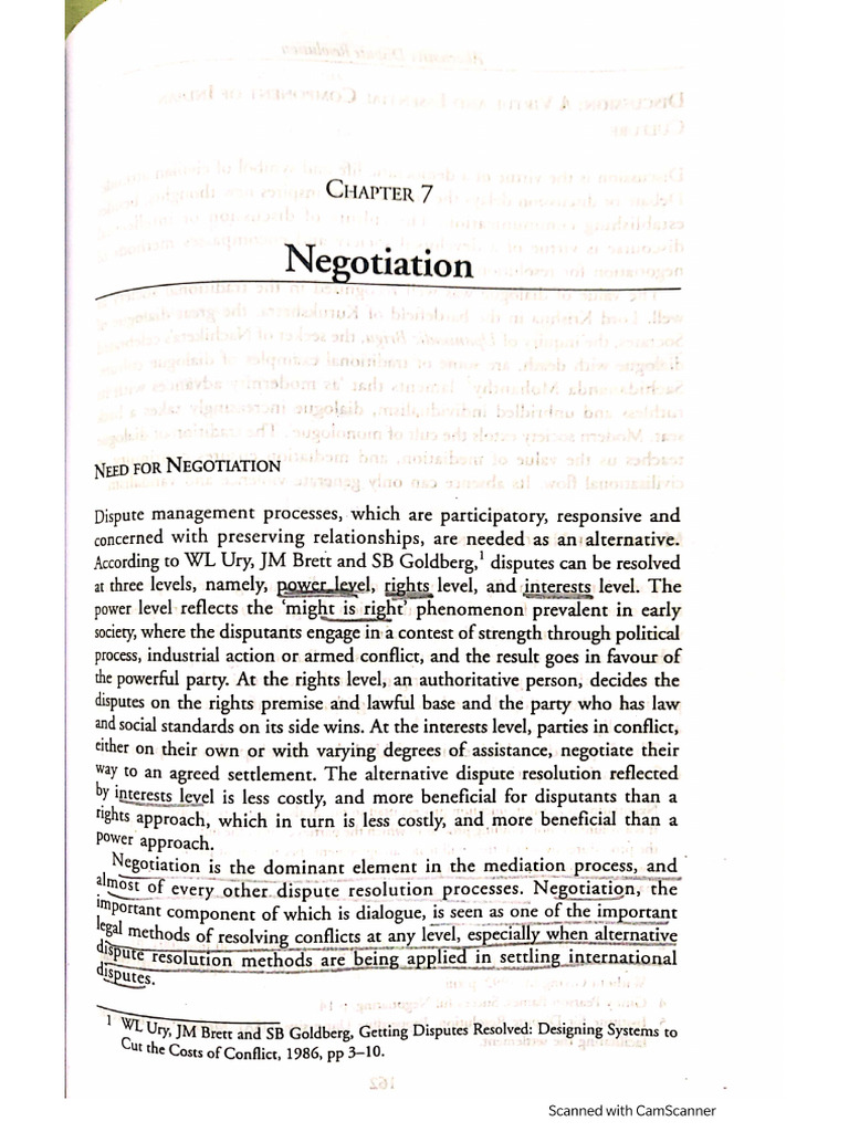 Negotiation. Book Scan | PDF