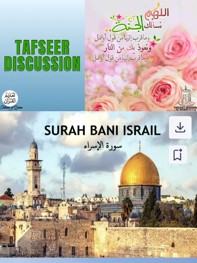 Surah Bani Israil (Ayat 66-77) 20th February 2025 2 | PDF