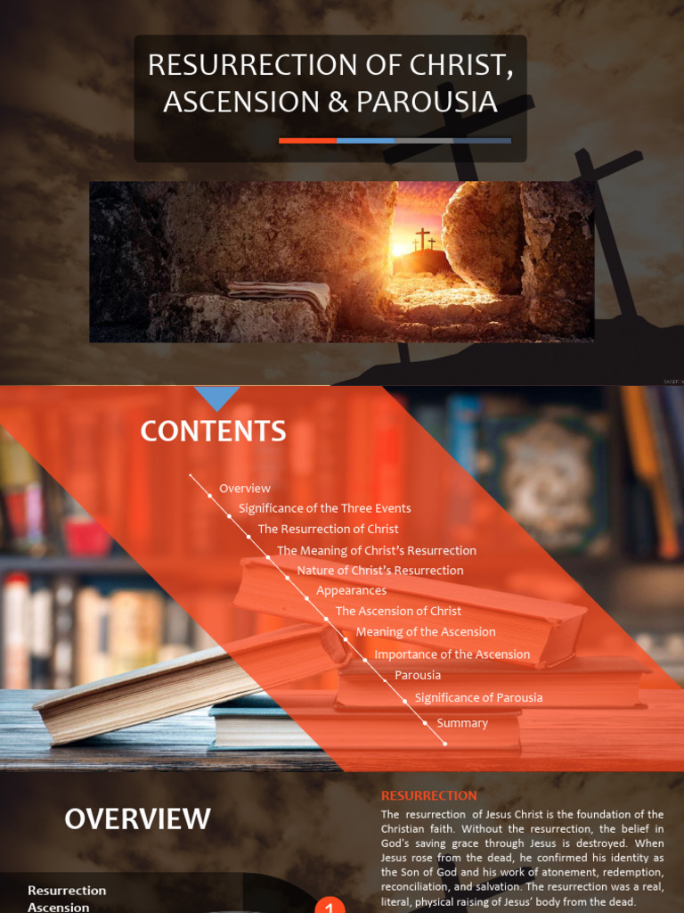 The Resurrection, Ascension and Parousia TEAMS | PDF | Ascension Of ...