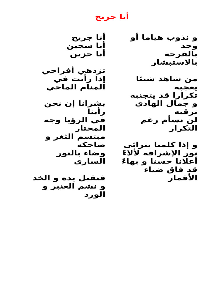 Ana Jareeh Adam Ali | PDF