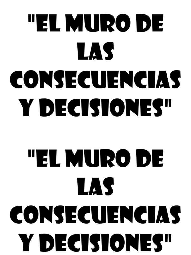 Consecuencias de Decisiones Inteligentes | PDF
