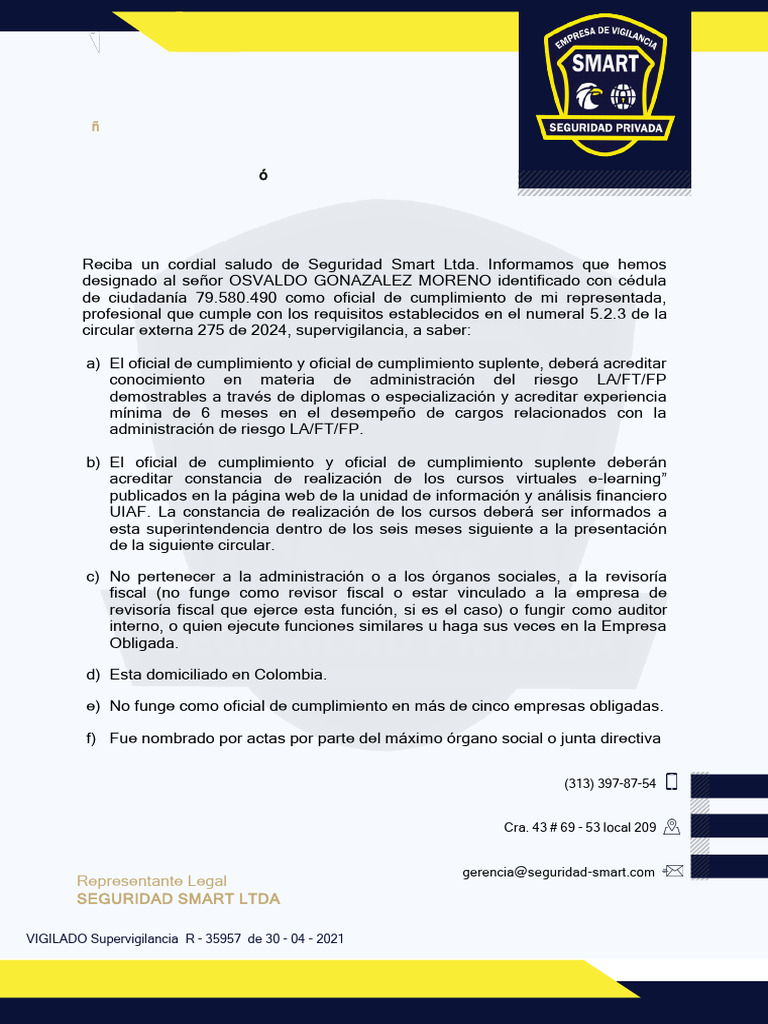 Sarlaf Superintendencia | PDF