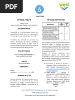 Ficha Tecnica Puristeril 340 | PDF | Hemodiálisis | Química