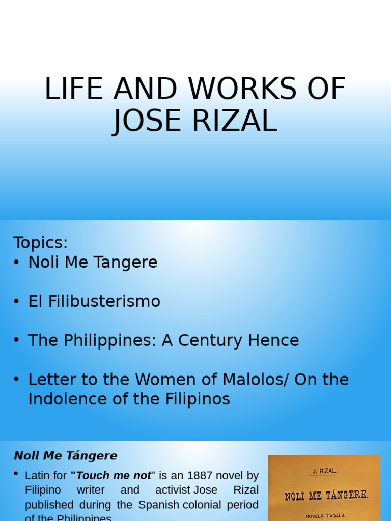 Famous Writings of Dr. Jose Rizal | PDF | Novels | Novels Based On ...