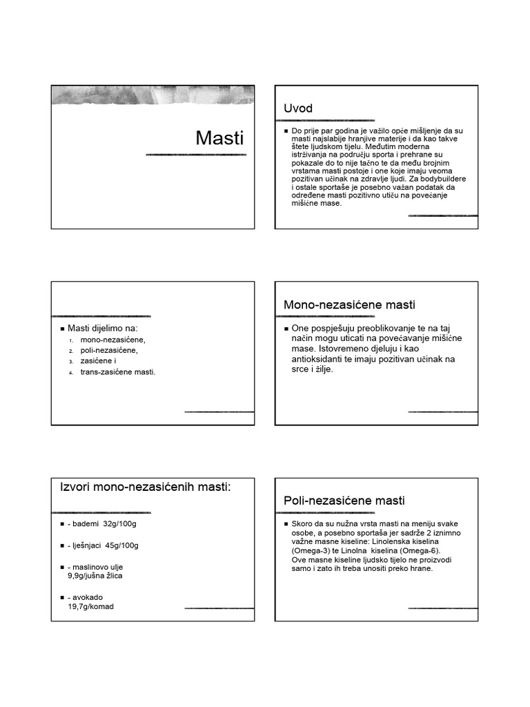 Prehrana Za Ispit | PDF