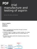 Industrial Aspirin Manufacturing Process | PDF | Tablet (Pharmacy ...