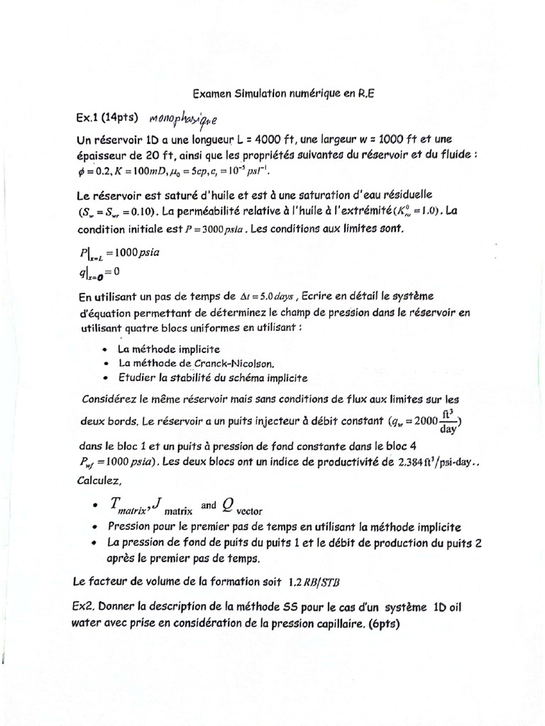 Examen S1 | PDF