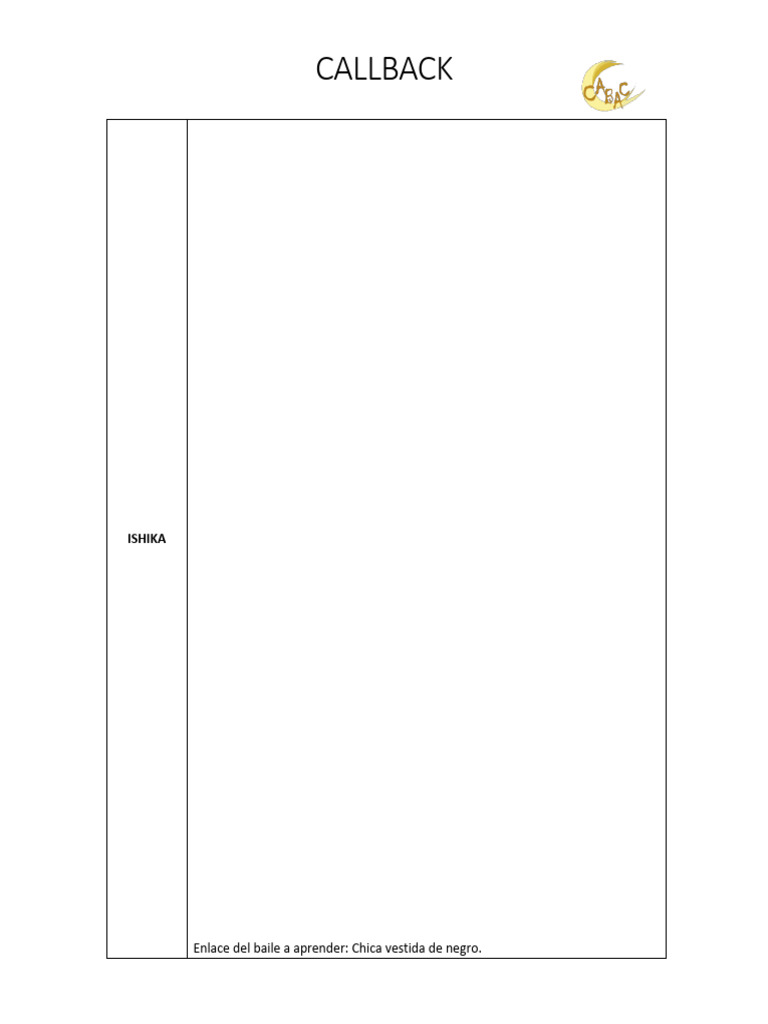 Monologos Callback | PDF