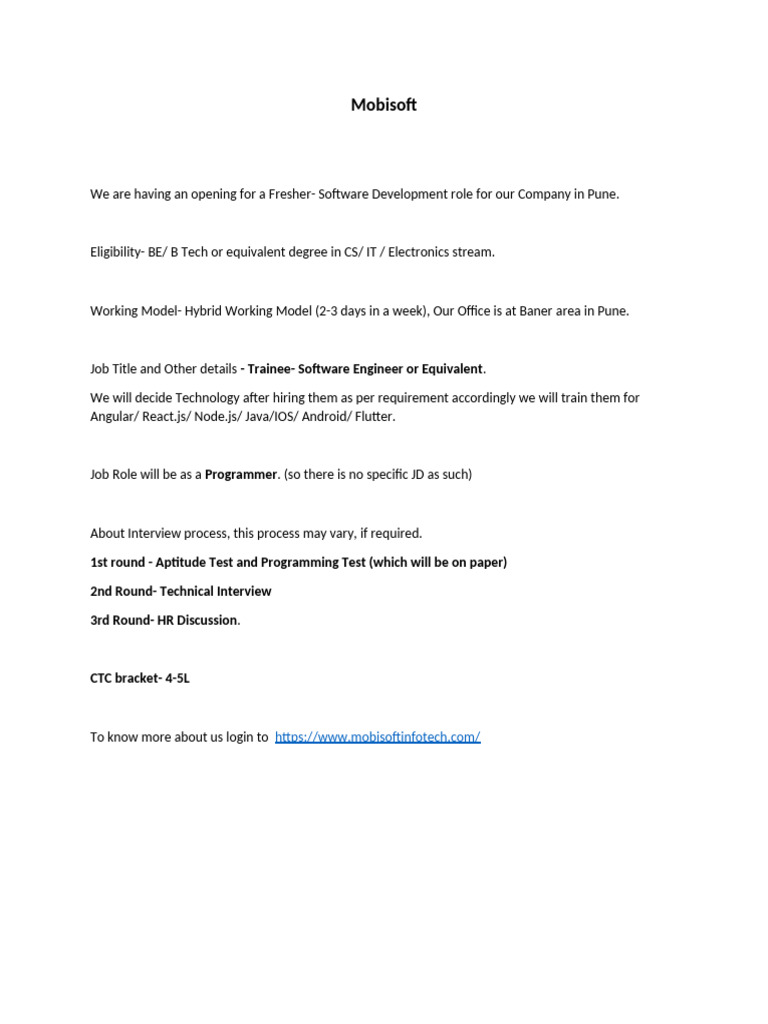 Mobisoft Details | PDF