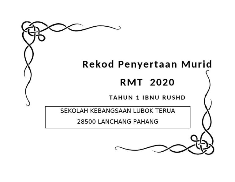 Cover RMT | PDF