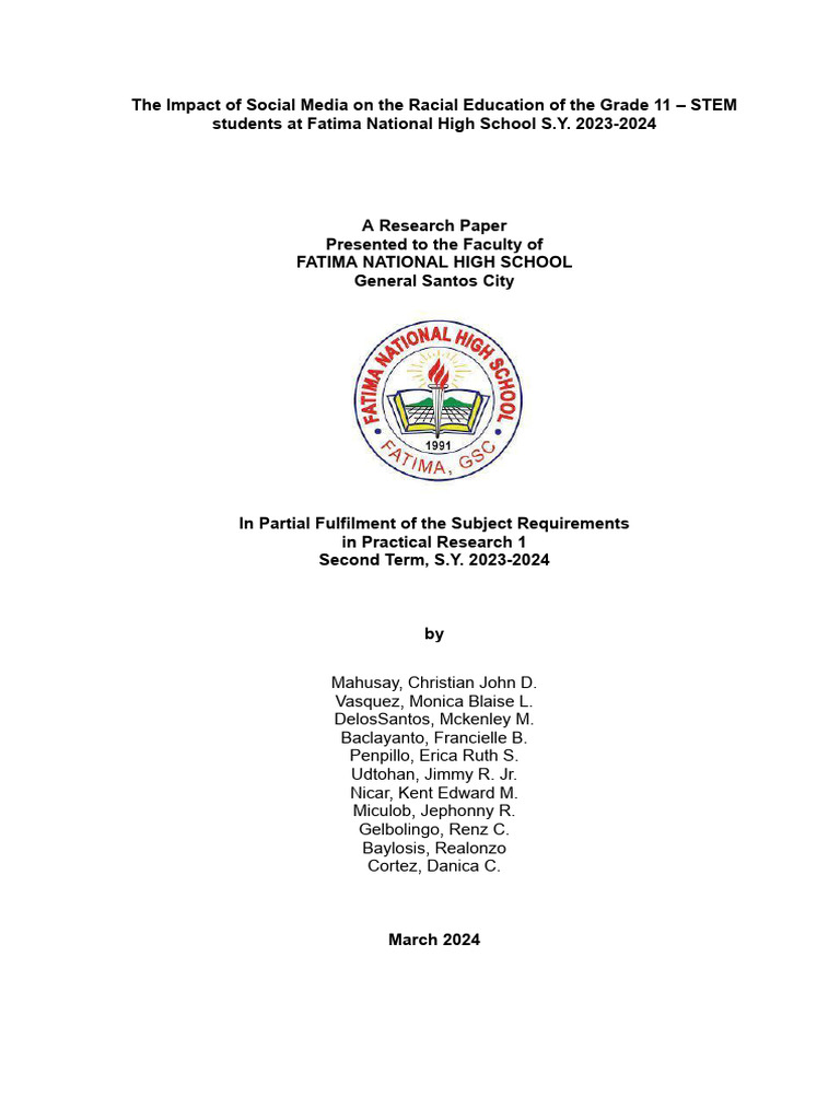The-Impact-of-Social-Media-on-the-Racial-Education-of-the-Grade-11-STEM ...