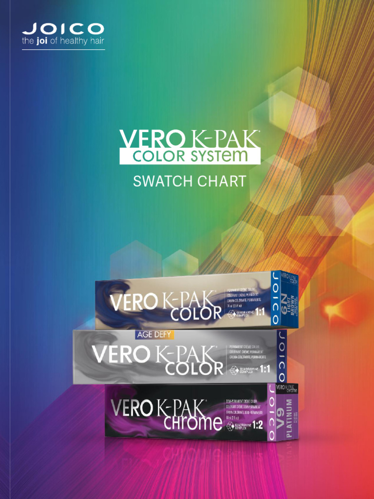 Joico Vero Kpak Swatch Chart M | PDF | Blond | Integumentary System