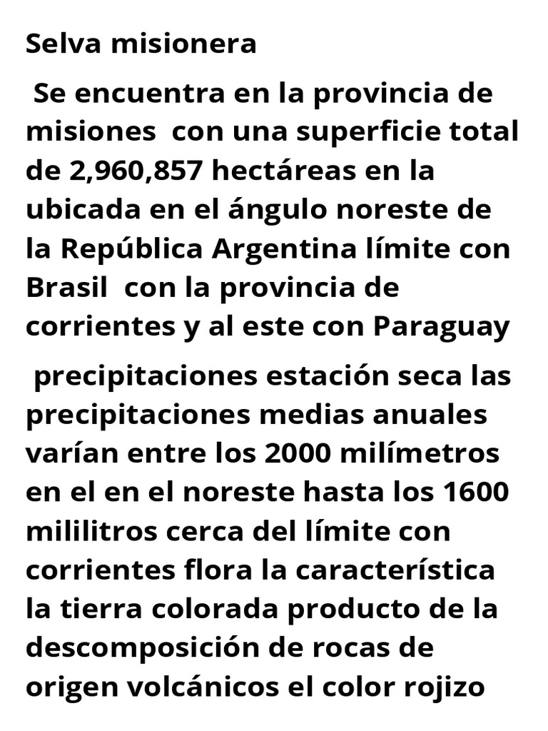 Selva Misionera - 20240811 - 142357 - 0000 | PDF