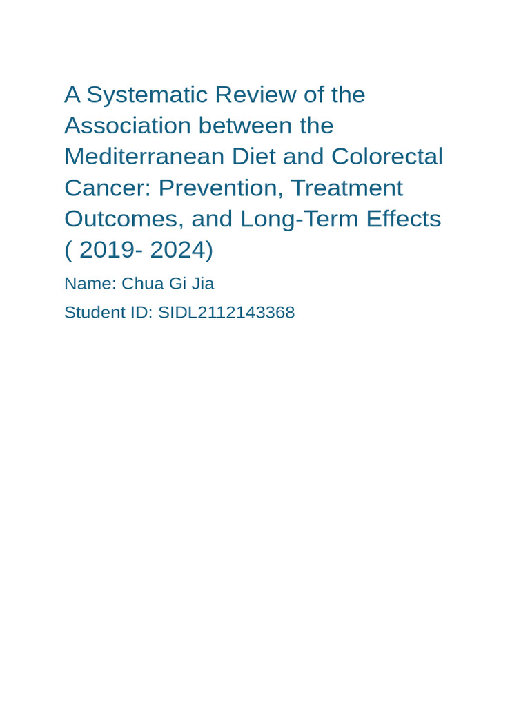 Abstract Feedback 11 March 2025 | PDF | Mediterranean Diet | Colorectal ...