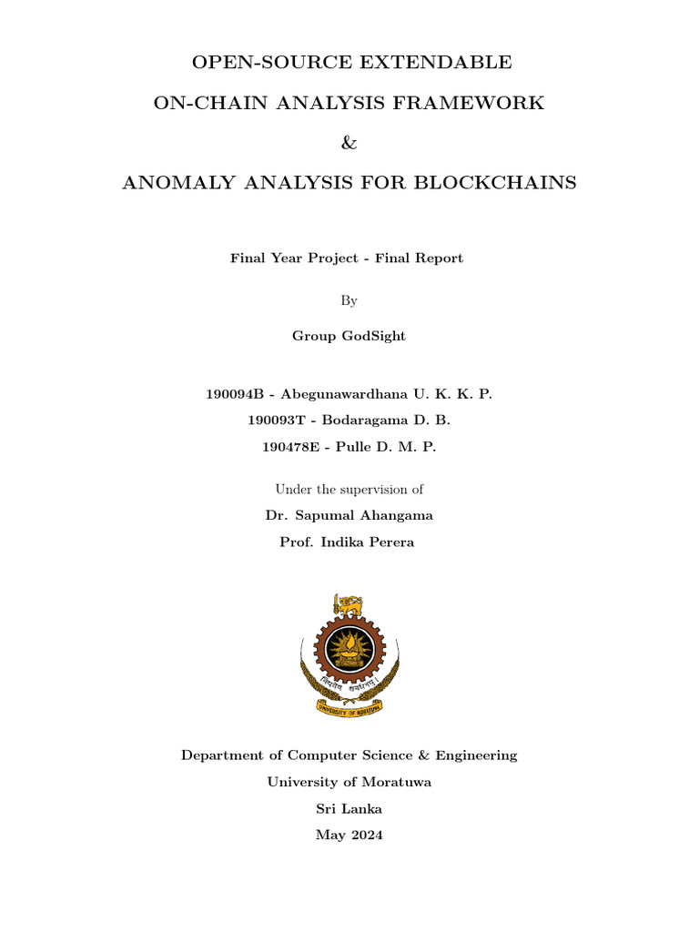 GODSight_FYP_FinalReport (1) | PDF | Machine Learning | Cryptocurrency
