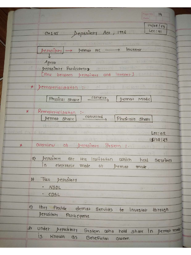 CH 5 Depository | PDF