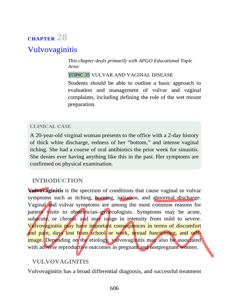 16 - Vaginal Discharge - Bacterial - Vaginosis, - Candidiasis, - Trichomoniasis | PDF ...