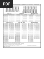 Grade 6 NAT Answer Sheet 2025 | PDF
