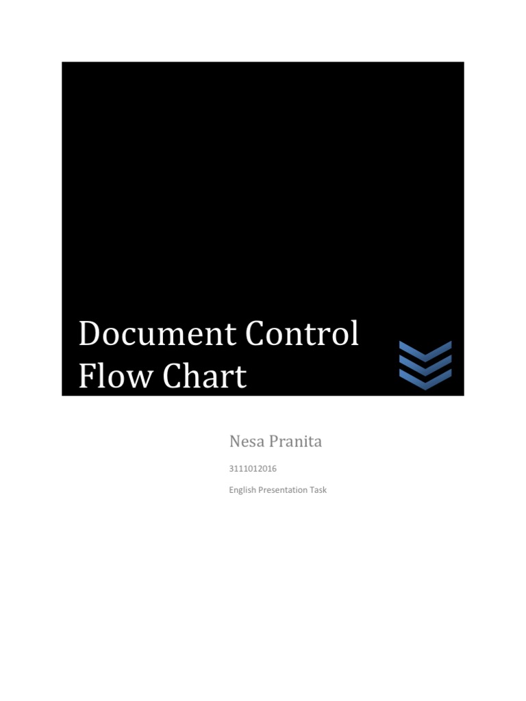 Document Control Flow Chart | Pdf
