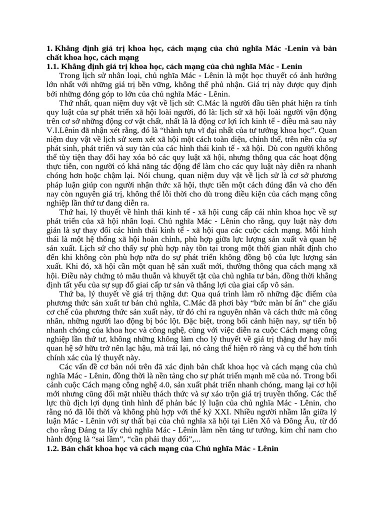 Tiểu luậnn LSD | PDF