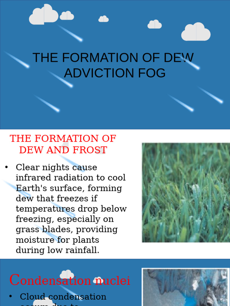 Formation of Fog | PDF
