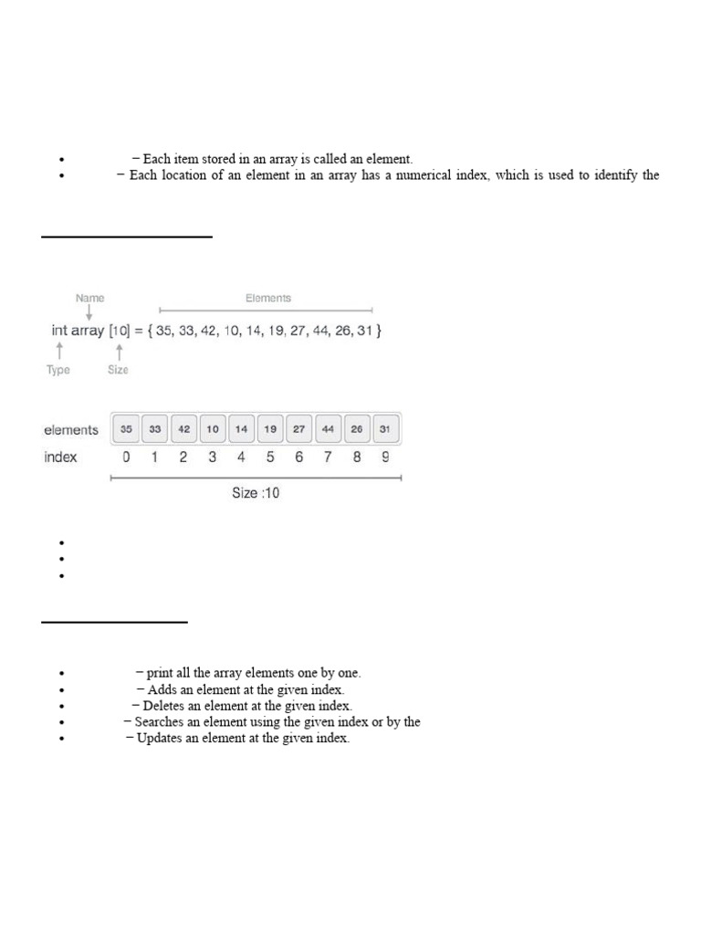 Array Structure And Pointers In C For Dsa Pdf Pointer Computer Programming Data Structure