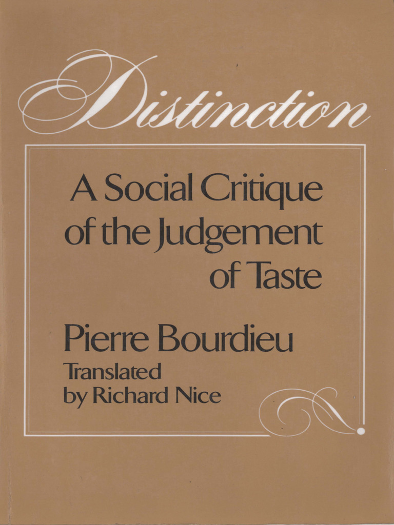 Week 05 - P. Bourdieu | PDF