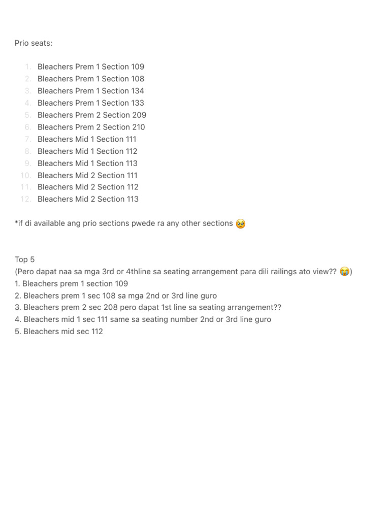 Prio Seats: PDF | PDF