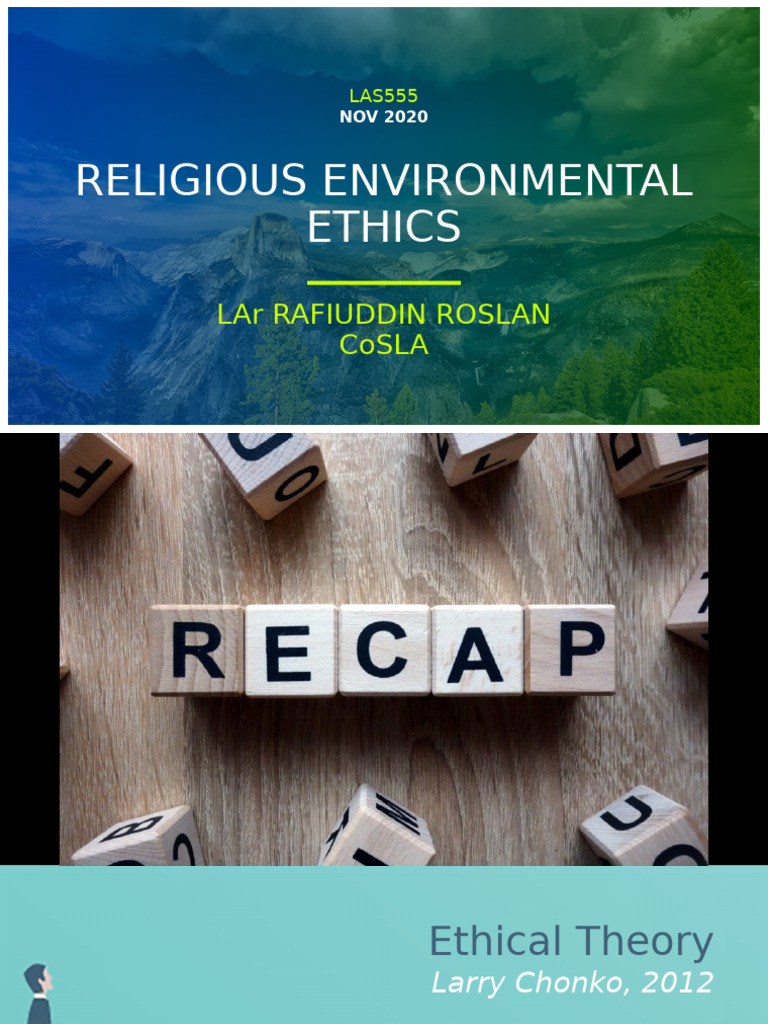 l05 Religious Environmental Ethics | PDF | Ahimsa | Utilitarianism