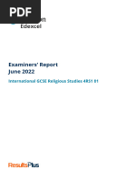 Eduqas GCSE RE Paper 1 Overview | PDF