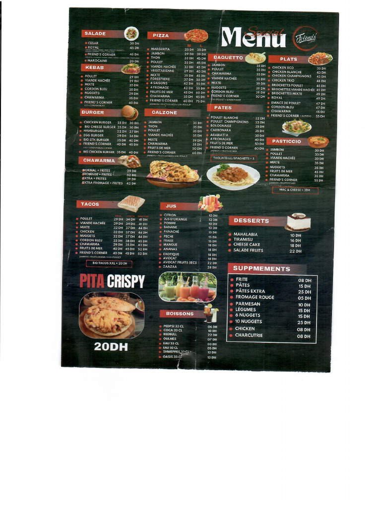 Menu Food 1 | PDF