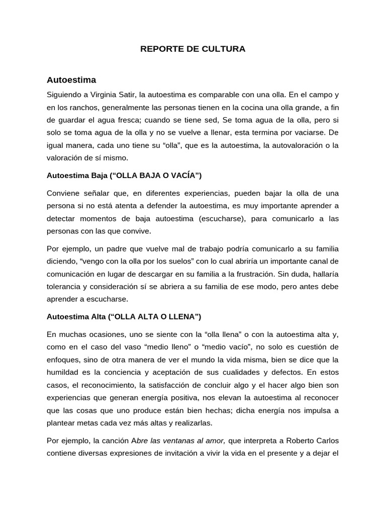 Claves para Fortalecer la Autoestima | PDF | Autoestima | Amor