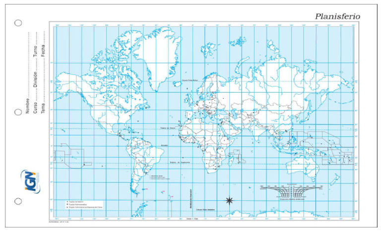 Mapa Oficio para Imprimir | PDF