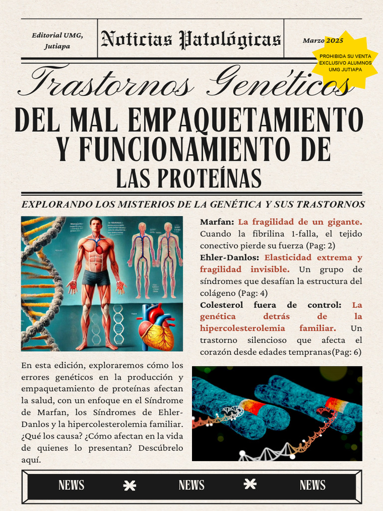 Trastornos Genéticos: Marfan y Ehlers-Danlos | PDF