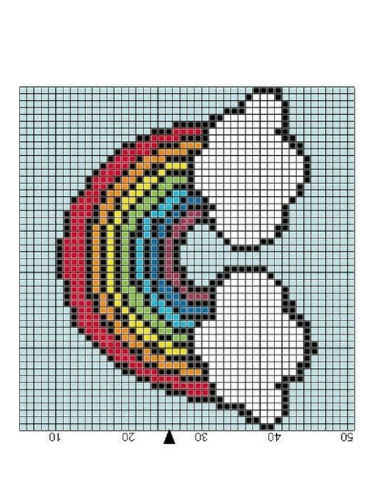 Curcubeu Pixel Art | PDF