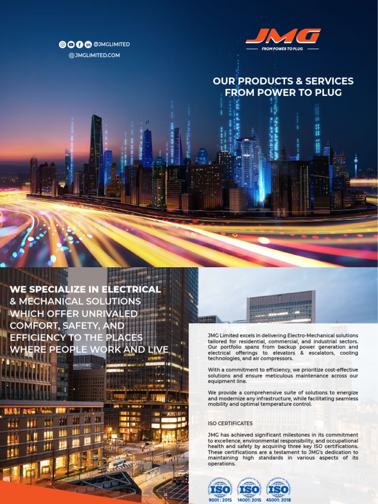 JMG Brochure 30 Nov 2023 | PDF | Electricity Generation | Electric Generator