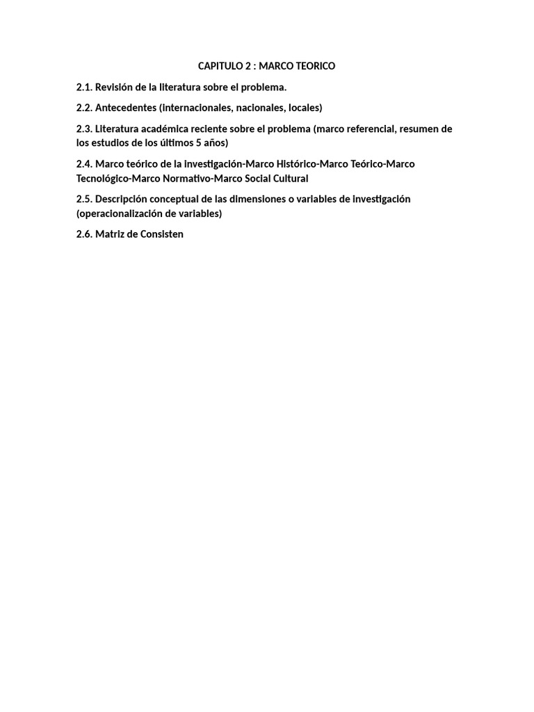Capitulo 2. Esquema General de Presentación.1 | PDF | Teoría | Paradigma