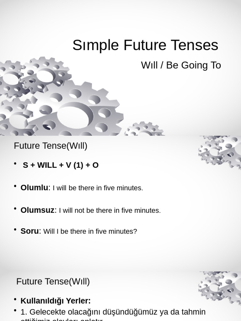 Sımple Future Tenses | PDF