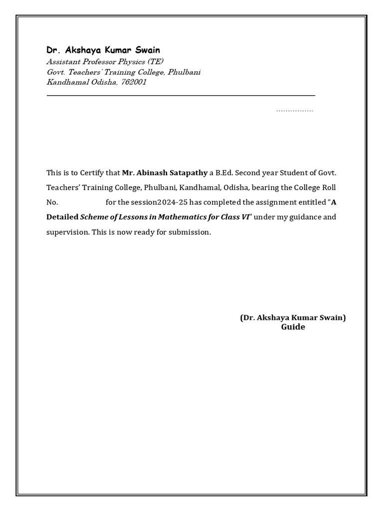 Certificate SLP | PDF