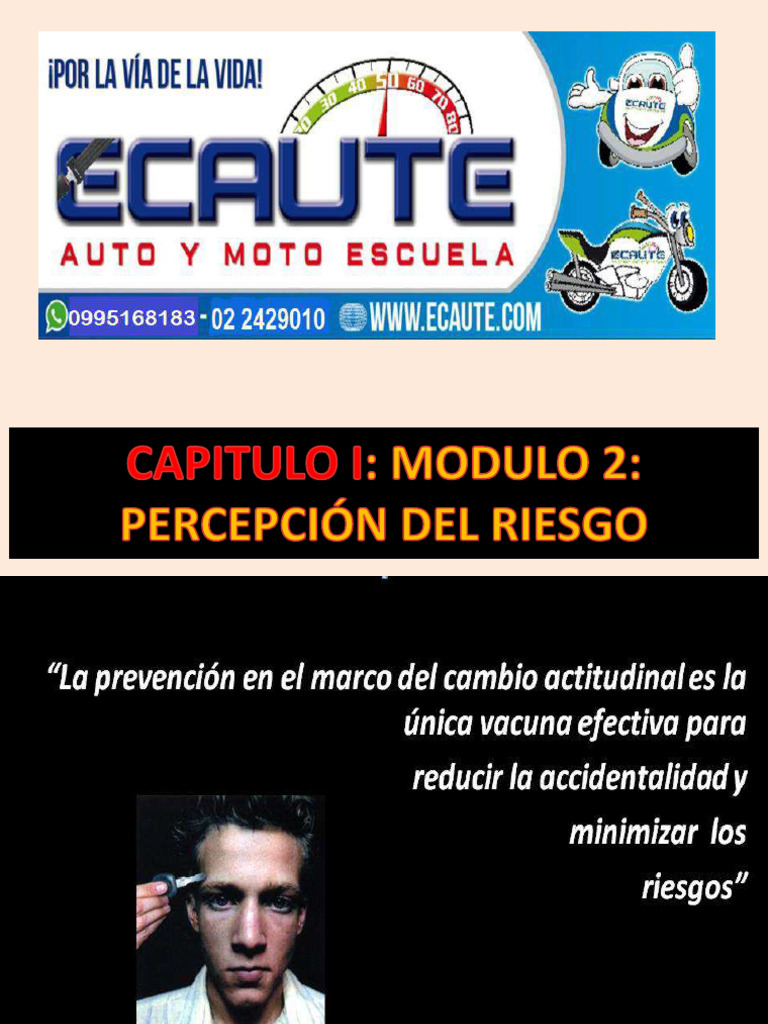 CAPITULO I Modulo 2 Percepción Del Riesgo - Compressed | PDF