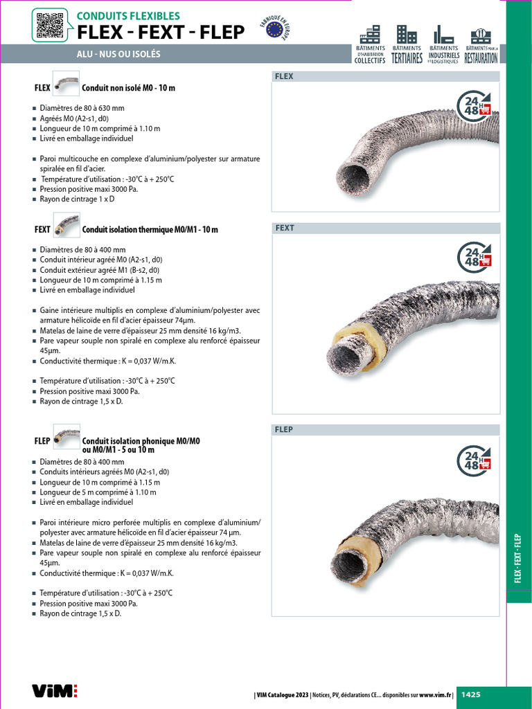 Conduits Flexibles : FLEX, FEXT, FLEP | PDF | Matériaux transparents ...