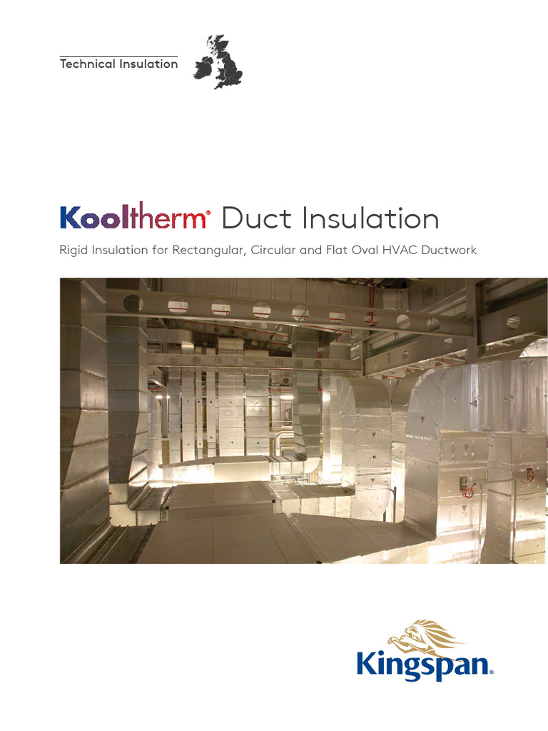 Kingspan Kooltherm Duct Insulation Brochure en Ie GB | PDF | Duct (Flow) | Thermal Insulation