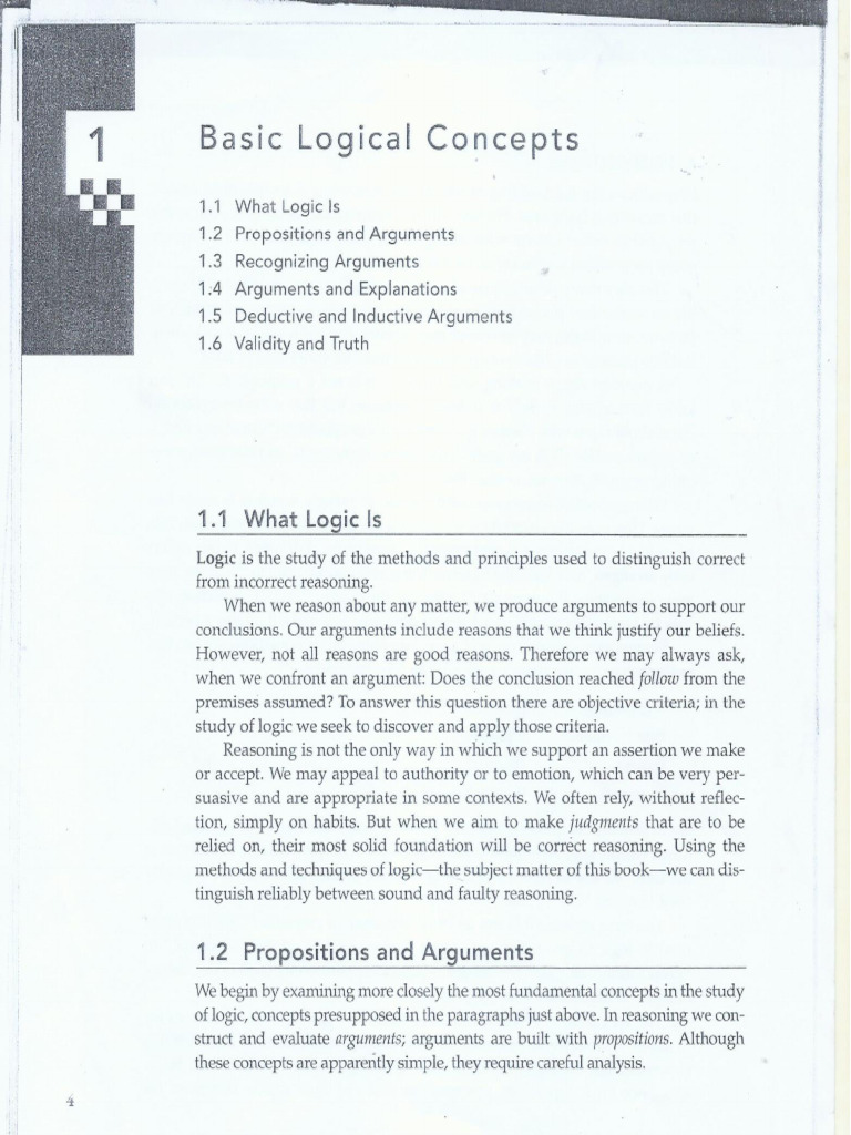Logic - Week 1 and 2b | PDF