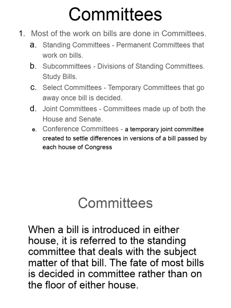 Understanding Congressional Committees | PDF | United States Senate ...