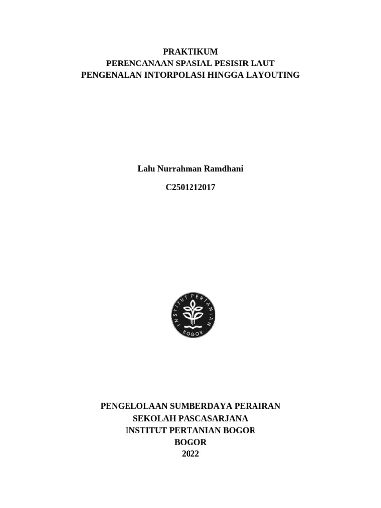 Lalu Nurrahman Ramdhani - C2501212017 - Interpolasi Hingga Layouting | PDF